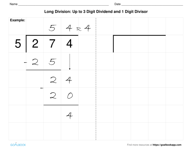 Multi-digit Arithmetic, Grade 5 | Goalbook Pathways
